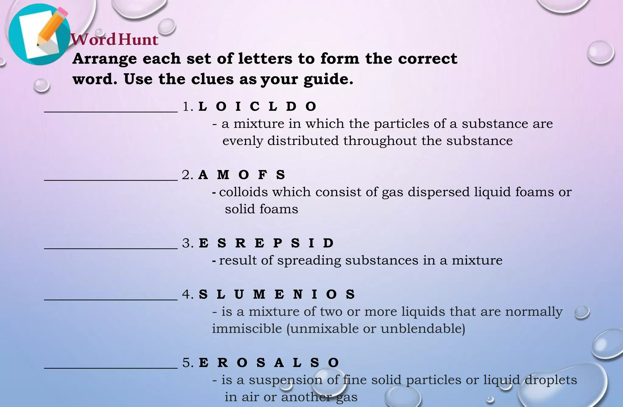 Common Household Colloids and Their Uses | PPTX
