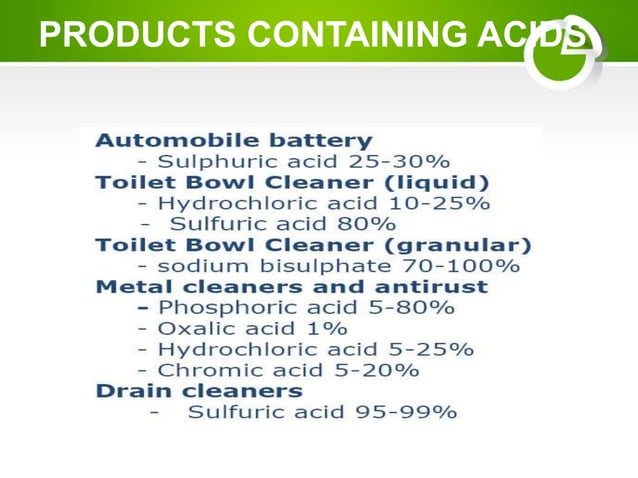 Common household poisons classification,mechanism of action uses and ...