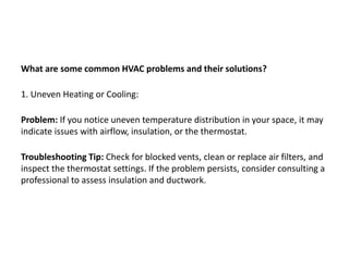 Common HVAC Problems and DIY Troubleshooting Tips.pptx