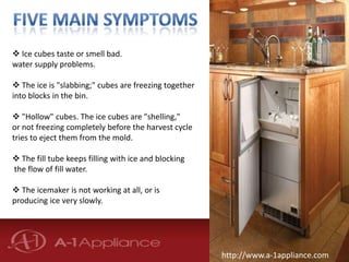 Common ice maker problem and solution | PPTX