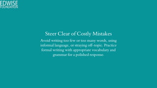 Common IELTS Writing Mistakes: Your Guide to Scoring Higher. | PDF