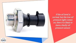 Common Indications Of An Audi A3 Oil Pressure Sensor Failure | PPT