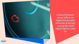 Common Indications Of An Audi A3 Oil Pressure Sensor Failure | PPTX