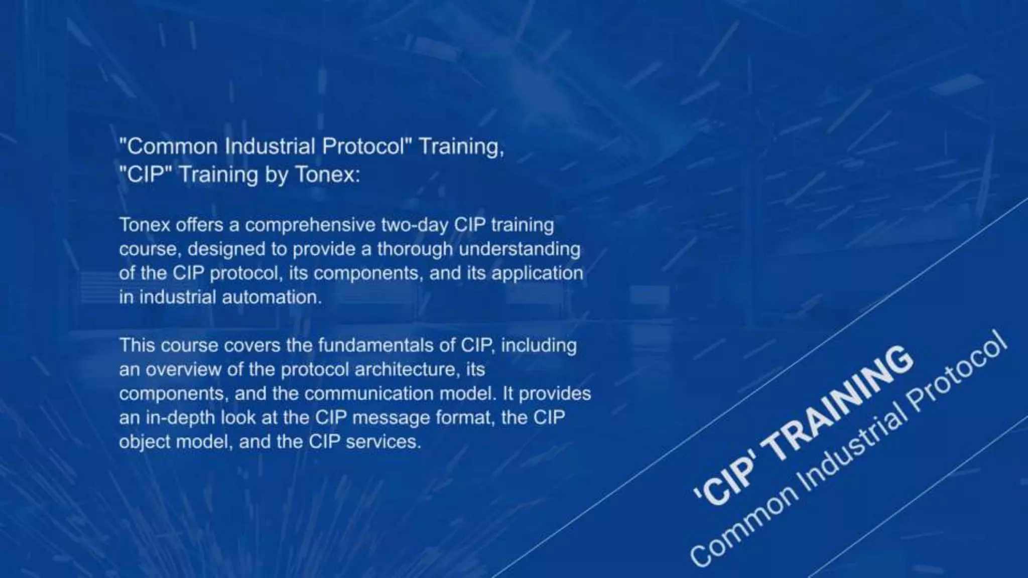 Common Industrial Protocol (CIP) Training | PPTX
