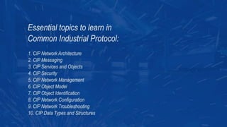 Common Industrial Protocol (CIP) Training | PPTX
