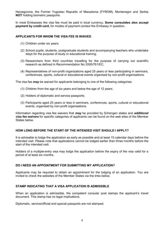 Common inforamation sheet | PDF