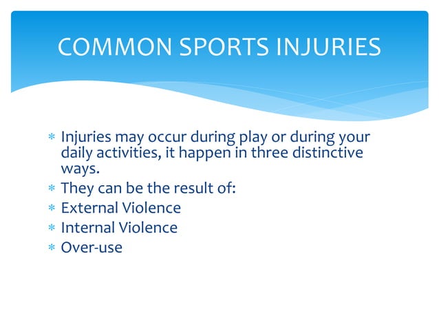 COMMON INJURIES AND FIRST AID.pptx