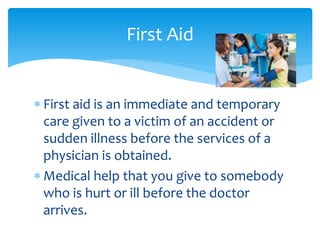 COMMON INJURIES AND FIRST AID.pptx