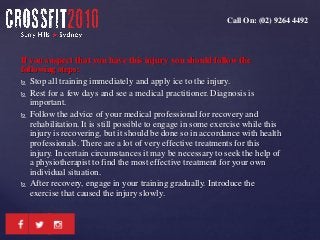 Common Injuries in CrossFit And How to Manage Them