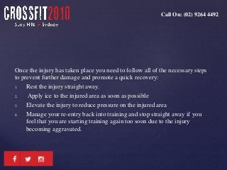 Common Injuries in CrossFit And How to Manage Them