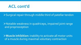 Common injuries of lower extremity | PPTX