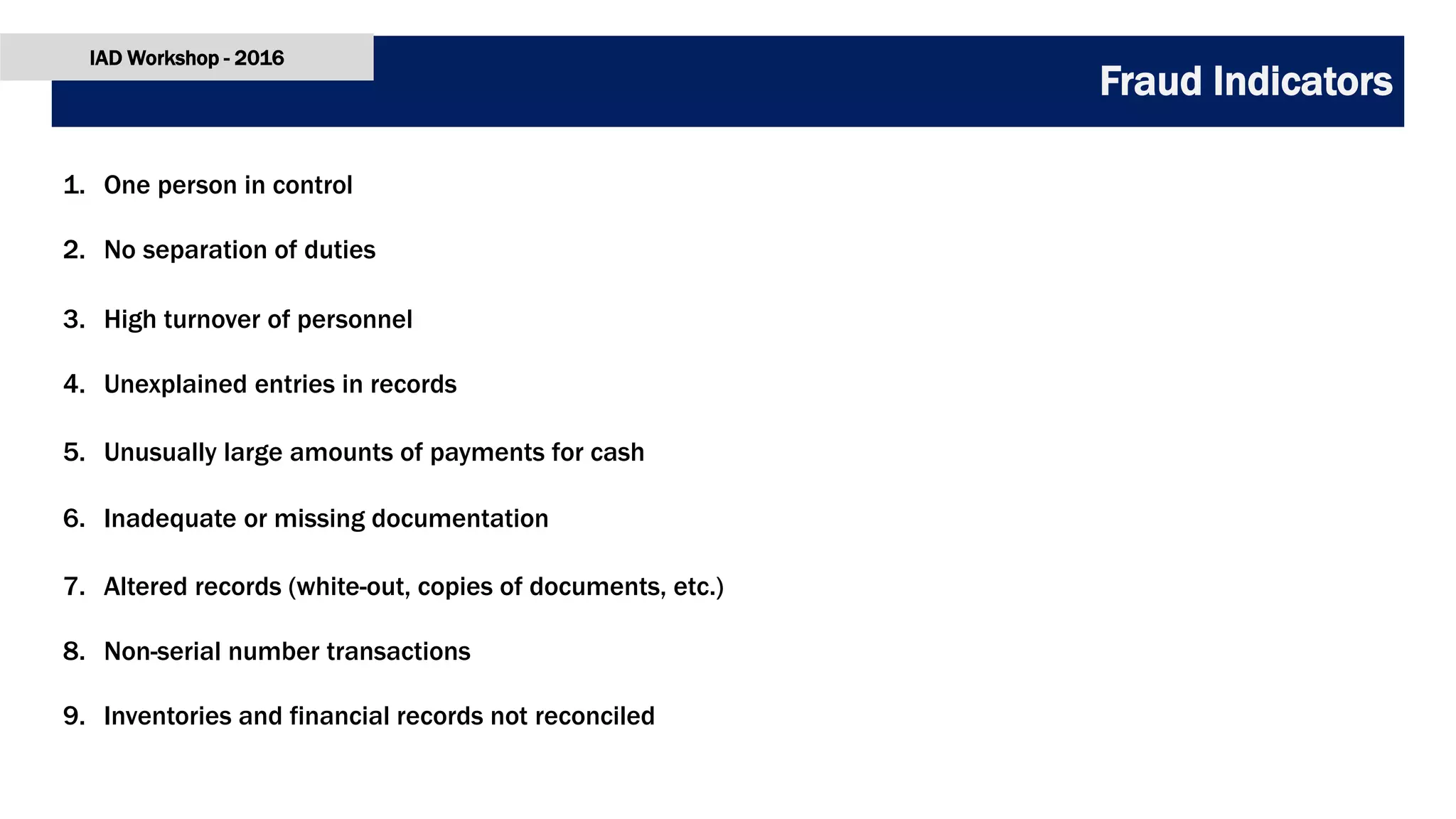 Common Internal Audit Findings And How To Avoid Them Pptx