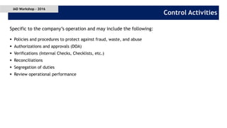 Common internal audit findings & how to avoid them | PPTX
