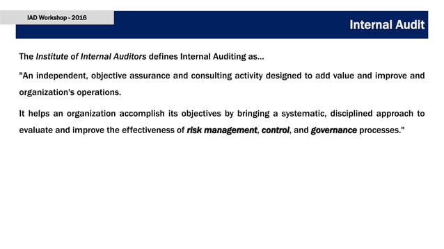 Common internal audit findings & how to avoid them | PPTX