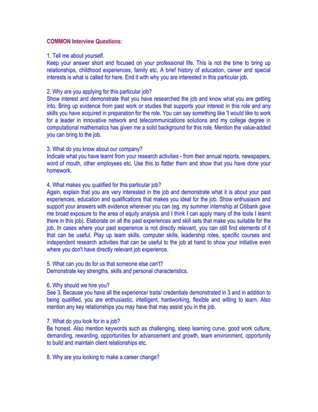 Common interview questions@net | PDF