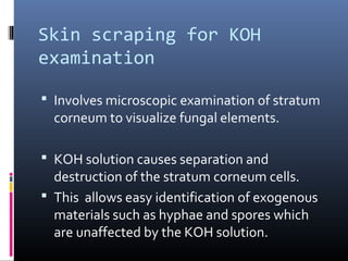 Common investigations in dermatology | PPT