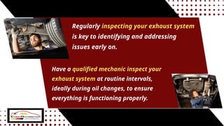 Common Issues with Car Exhaust Systems Causes, Warning Signs, and ...