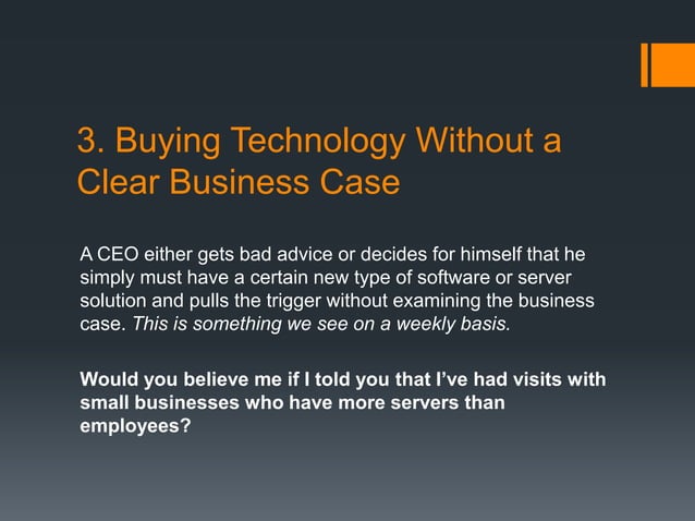 Common IT Mistakes | PPTX | IT and Internet Support | Internet