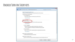 Common Keyboard and Mouse Problems | PPT