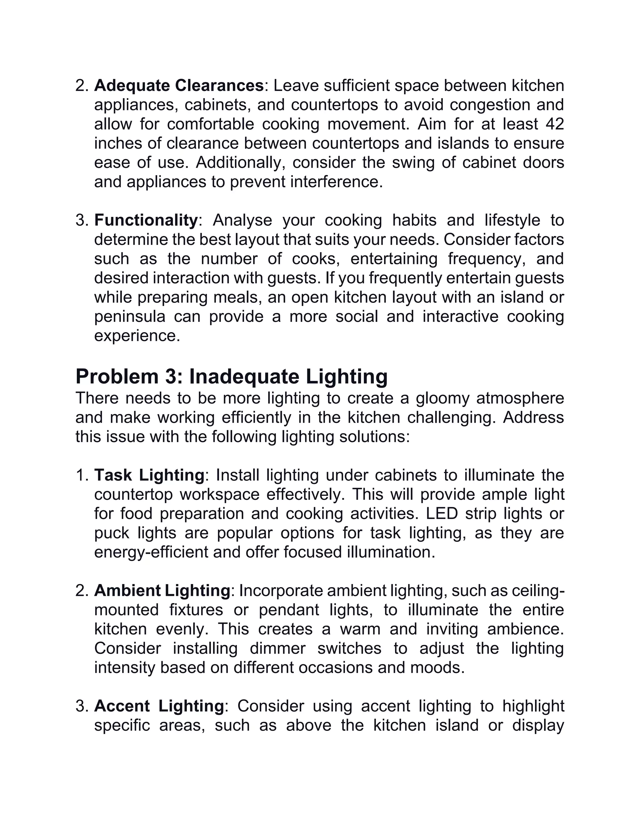 Common Kitchen Design Problems and How to Handle Them - What You Need ...