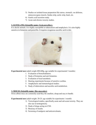 Common lab animals.pdf888888888888888888 | PDF