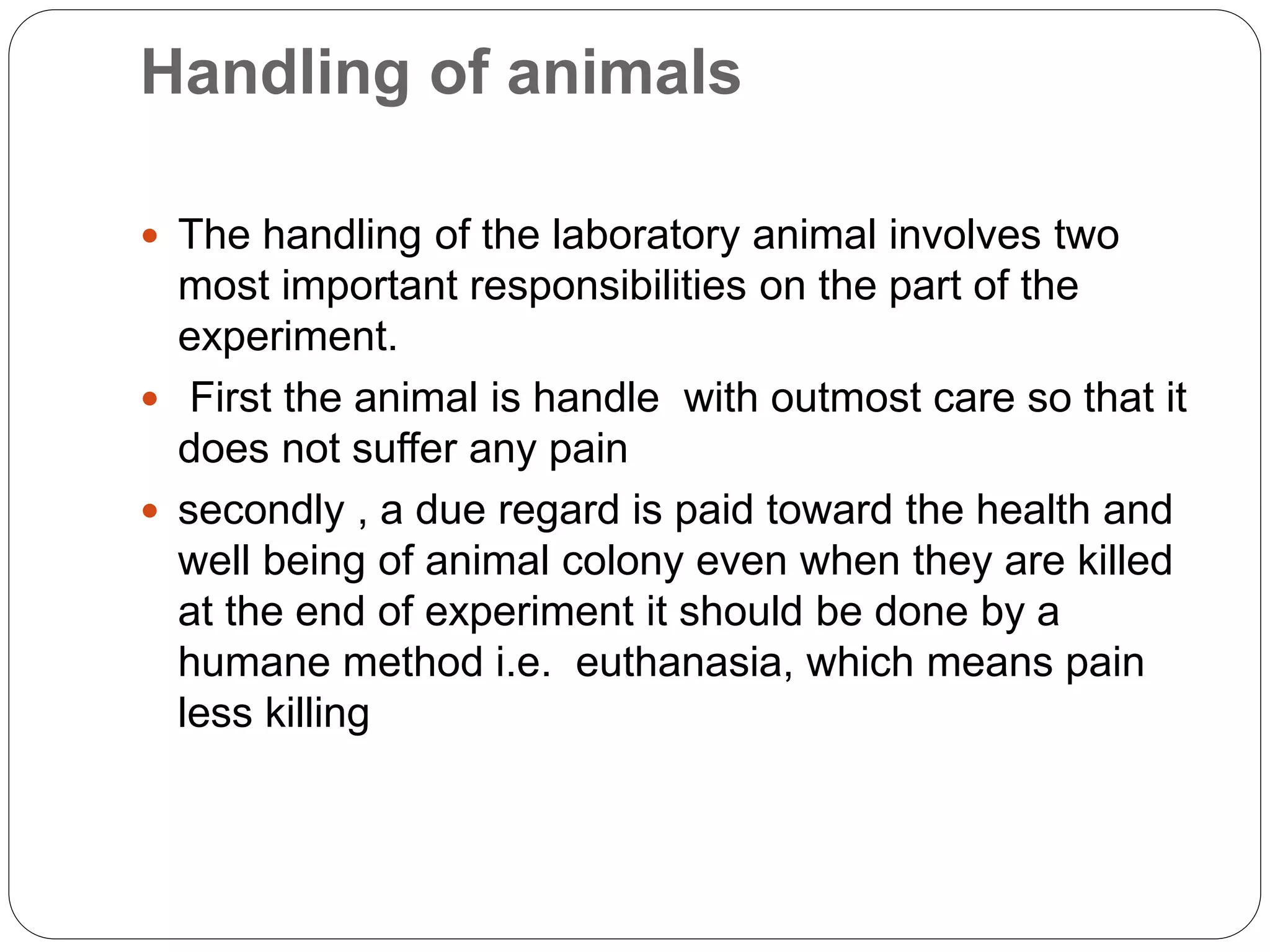 Common laboratory animals | PPTX