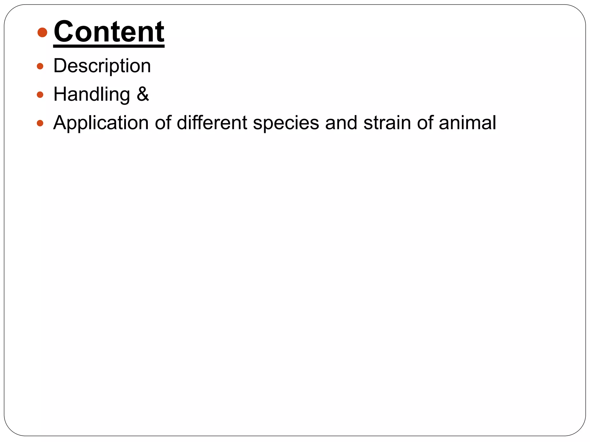 Common laboratory animals | PPTX
