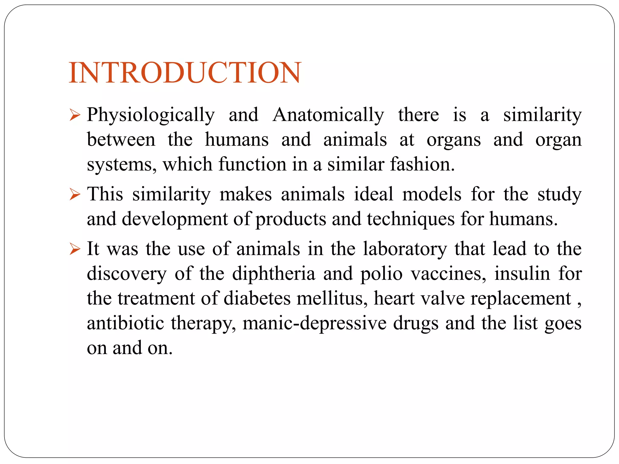 Common laboratory animals | PPTX