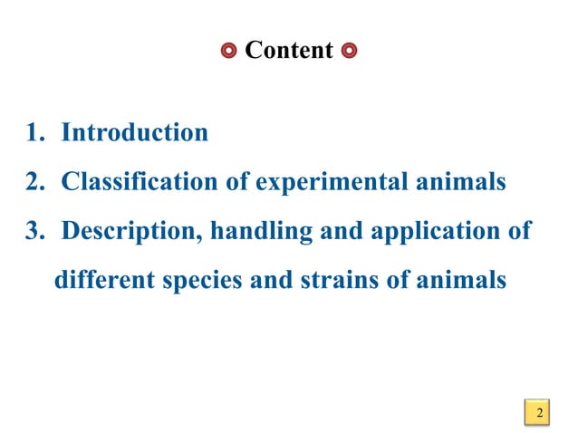 Common laboratory animals | PPTX | Biological Sciences | Science