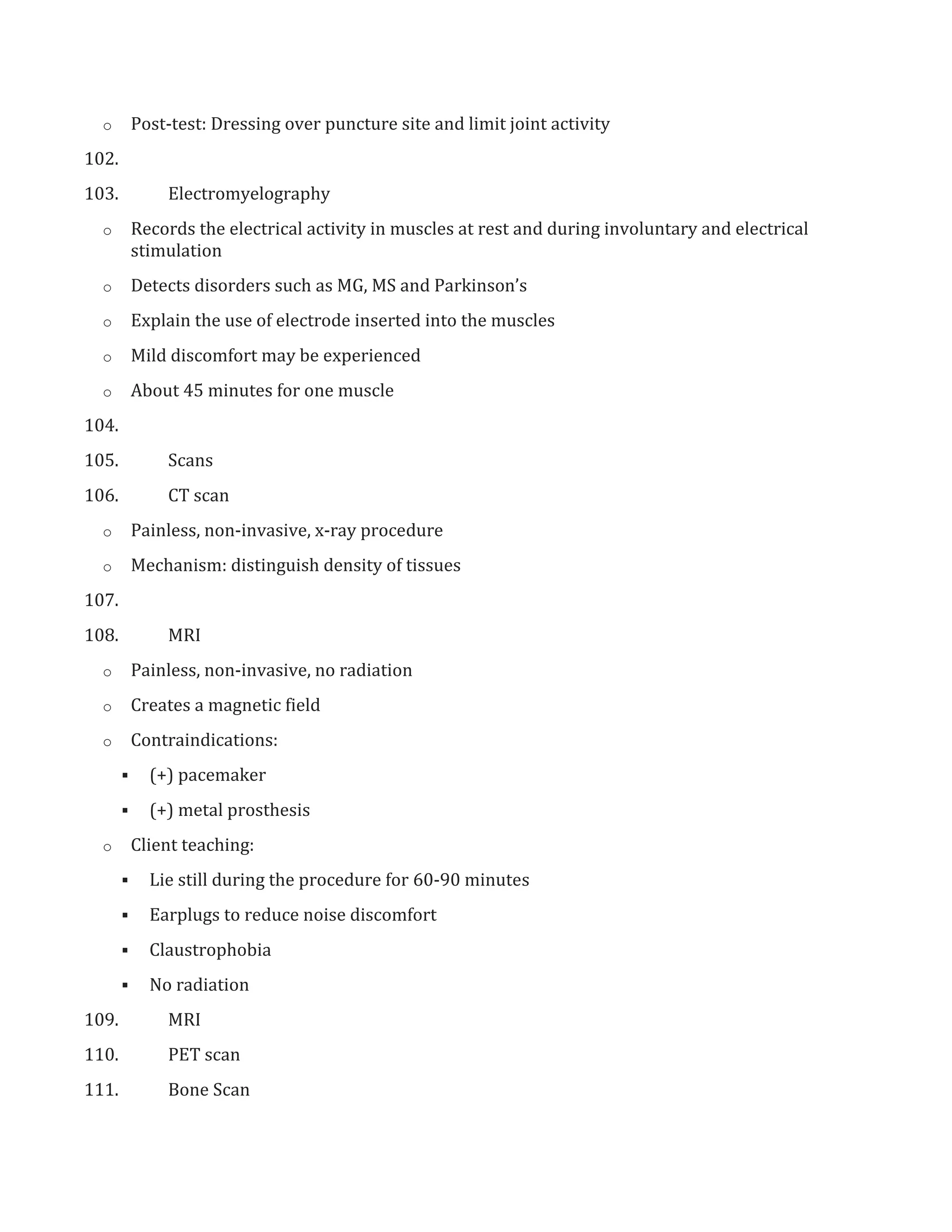 Common laboratory & diagnostic procedures | DOCX