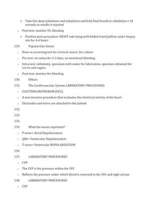 Common laboratory & diagnostic procedures | PDF