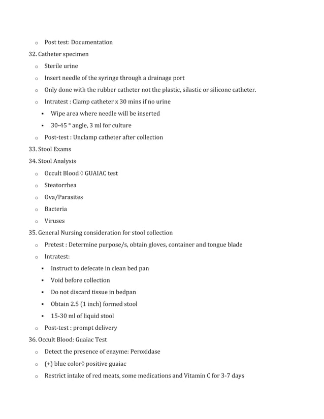 Common laboratory & diagnostic procedures | PDF