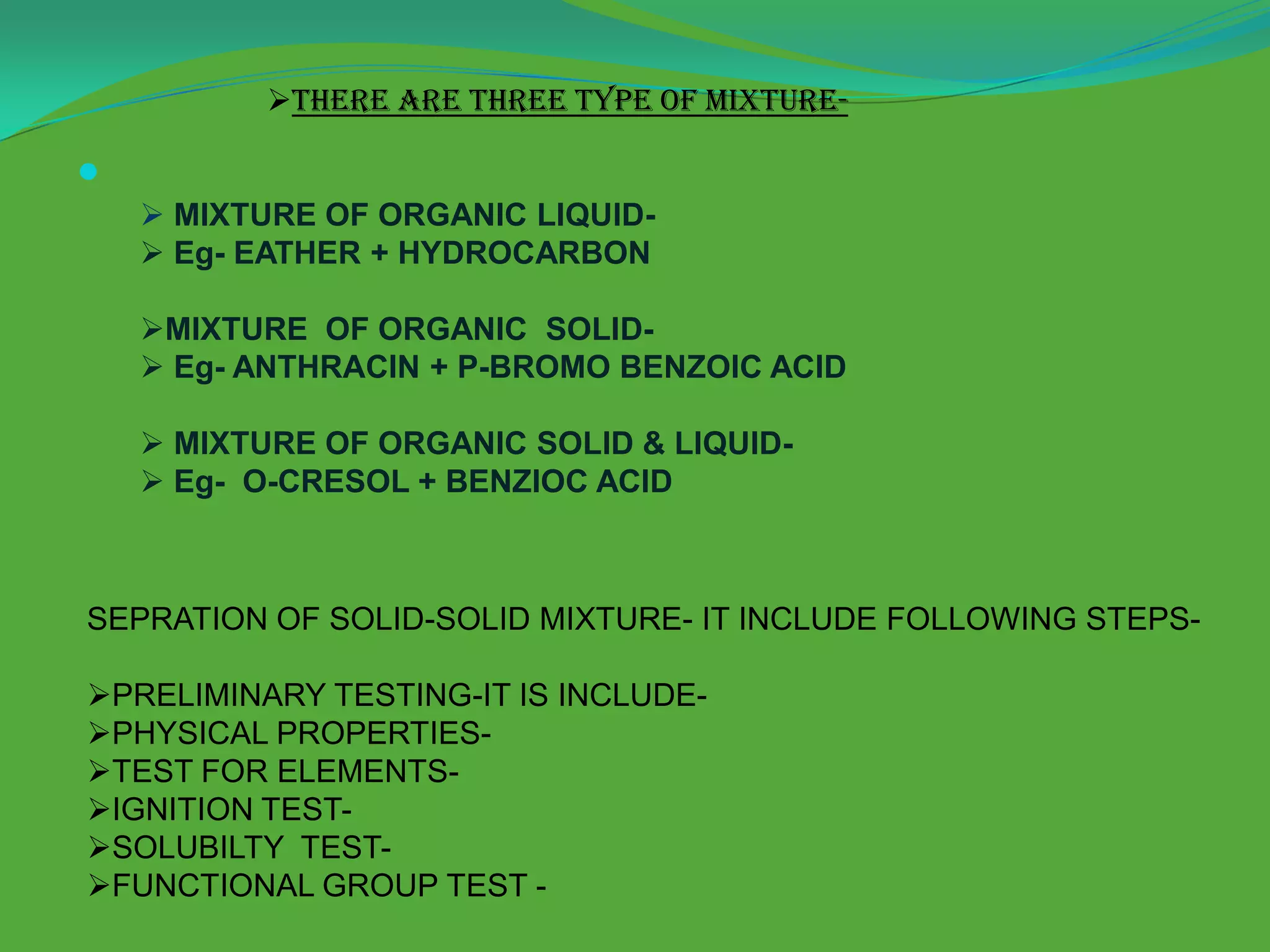 Common laboratory preparation and binary mixture (2) | PPTX