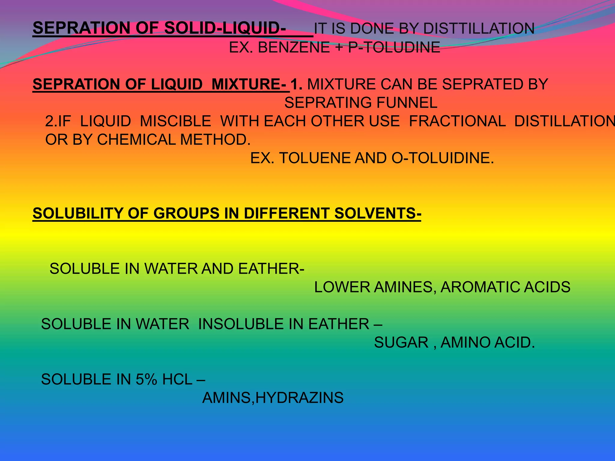 Common laboratory preparation and binary mixture (2) | PPTX