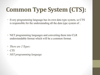 Common language runtime clr | PPTX | Programming Languages | Computing