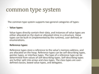 Common language runtime clr | PPTX | Programming Languages | Computing