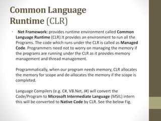 Common language runtime clr | PPT