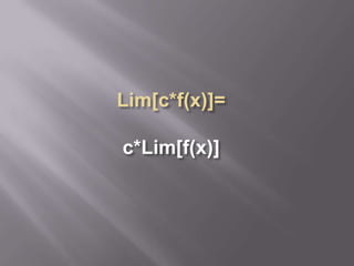 Common limit rules | PPTX