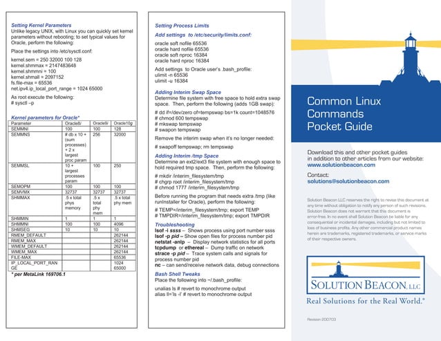 Common linuxcommandspocketguide07 | PPT