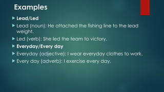 Commonly Confused-verbs-words this a valueable source.pptx | Weather ...