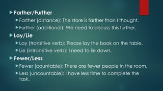 Commonly Confused-verbs-words this a valueable source.pptx | Weather ...