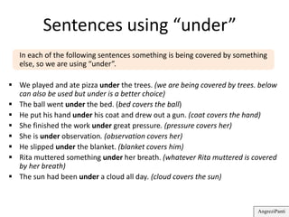 Prepositions | Commonly confused prepositions | PPTX