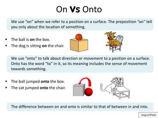 Prepositions | Commonly confused prepositions | PPTX