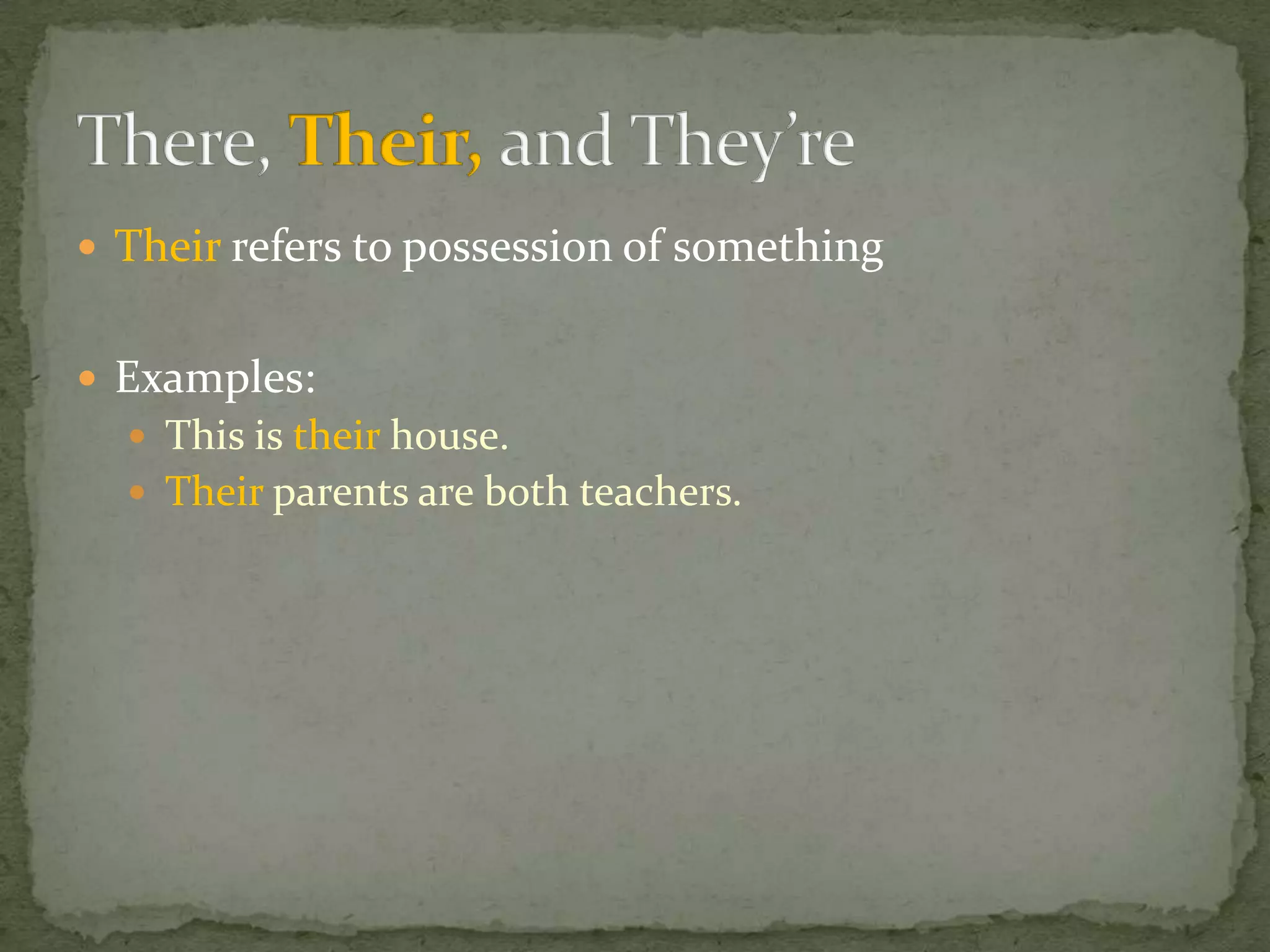 Commonly confused words | PPTX