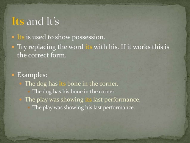 Commonly confused words | PPTX