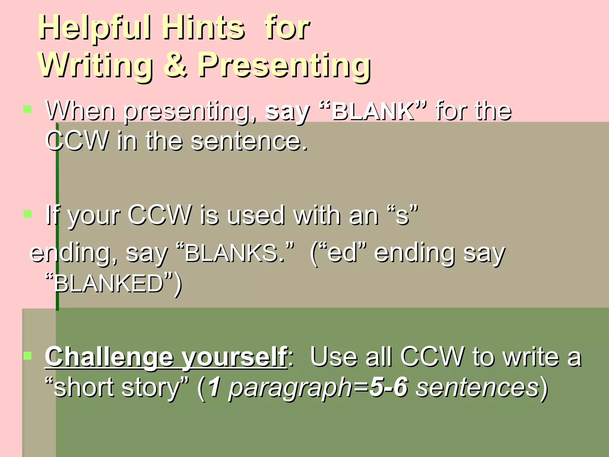 Commonly Confused Words Power Point | PPT