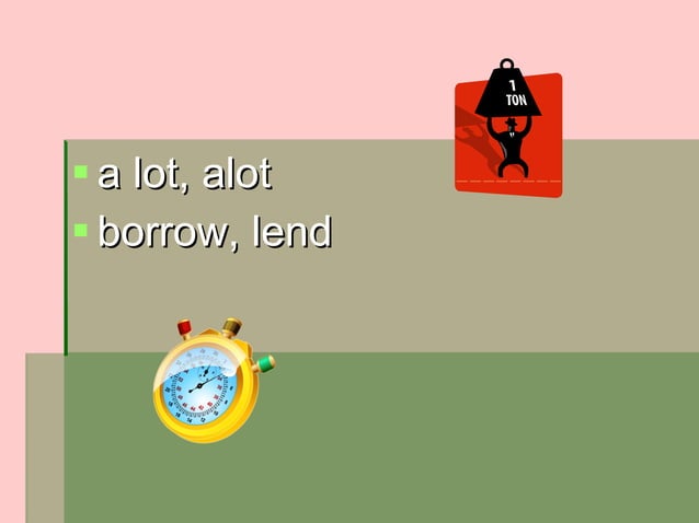 Commonly Confused Words Power Point | PPT | Education