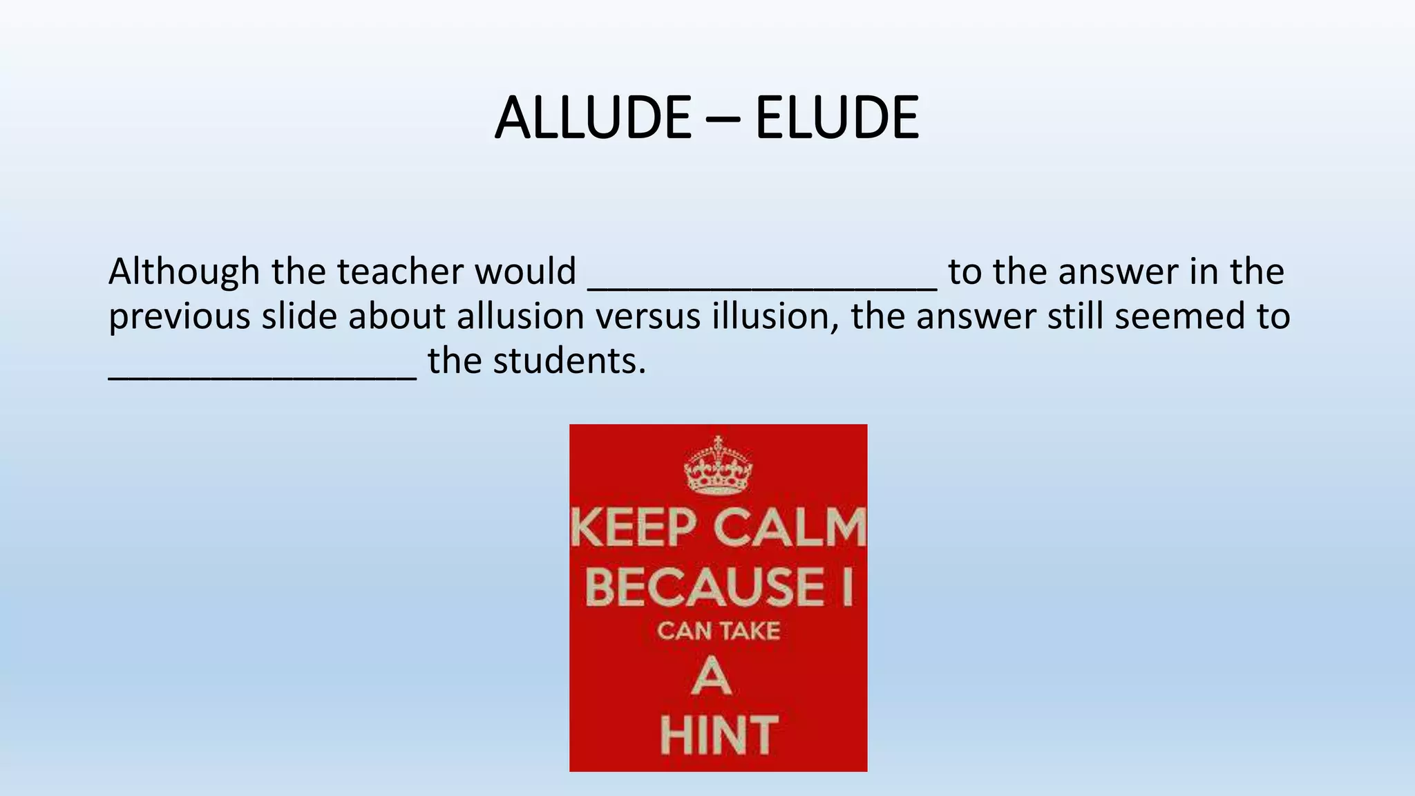Commonly confused words eng iii | PPTX