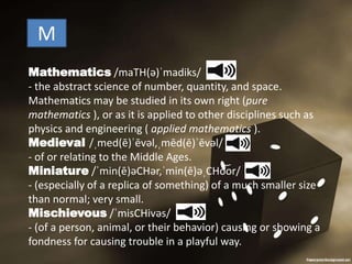 Commonly mispronounced words | PPTX