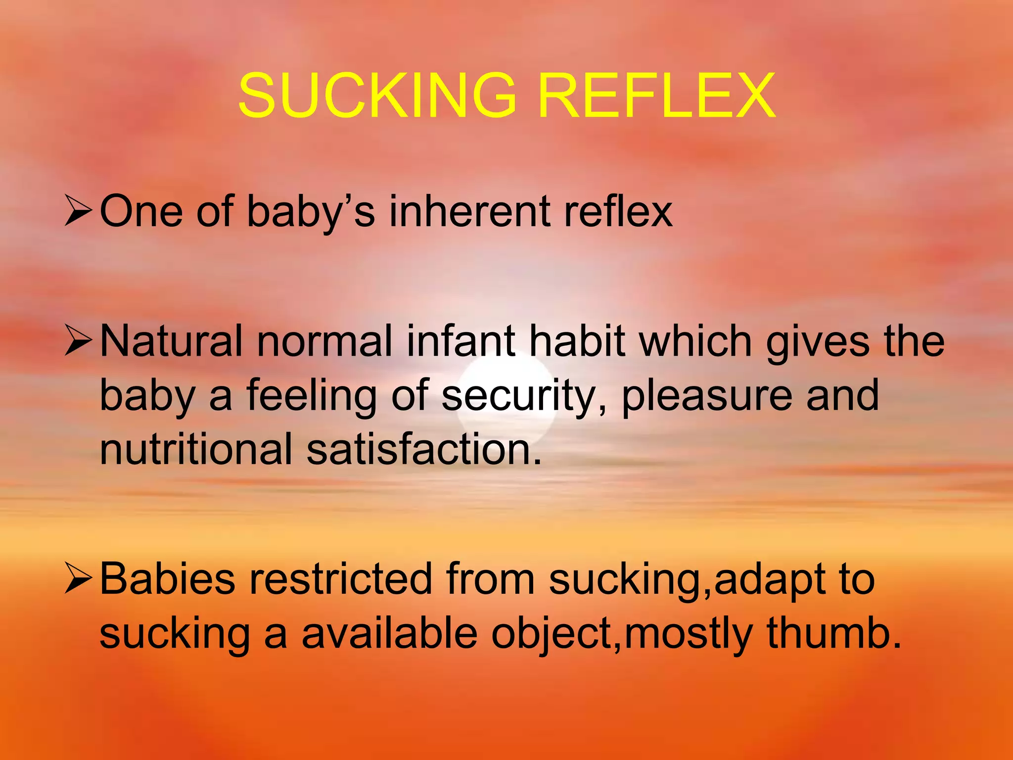 Commonly occuring oral habits in children | PPTX